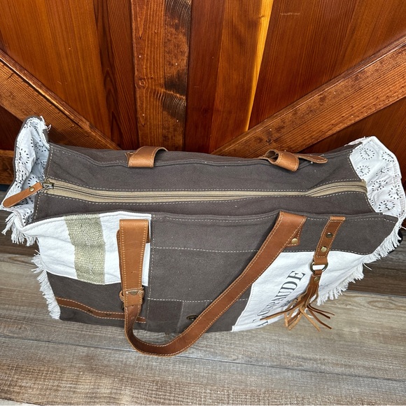 Myra Bag | Bags | Pathway Weekender Large Tote Bag Upcycled French ...